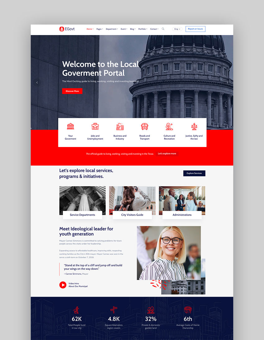 15 Best Government WordPress Themes for 2025 | Envato Tuts+